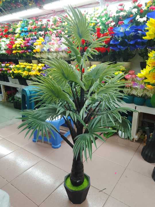 Artificial Plastic Palm Plant Tree - | Daraz.com.bd