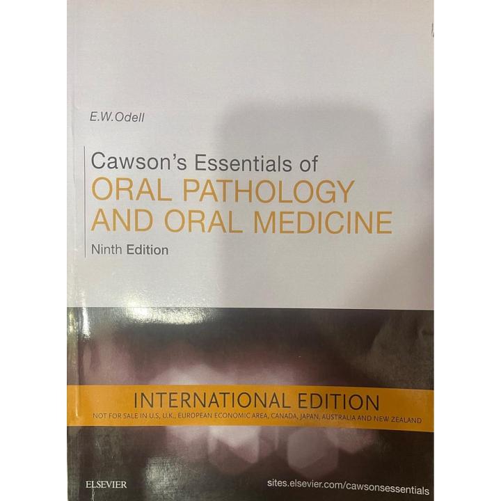 E.W.Odell Cawson’s Essentials of Oral Pathology & Oral Medicine (9th Edition) | Daraz.com.bd