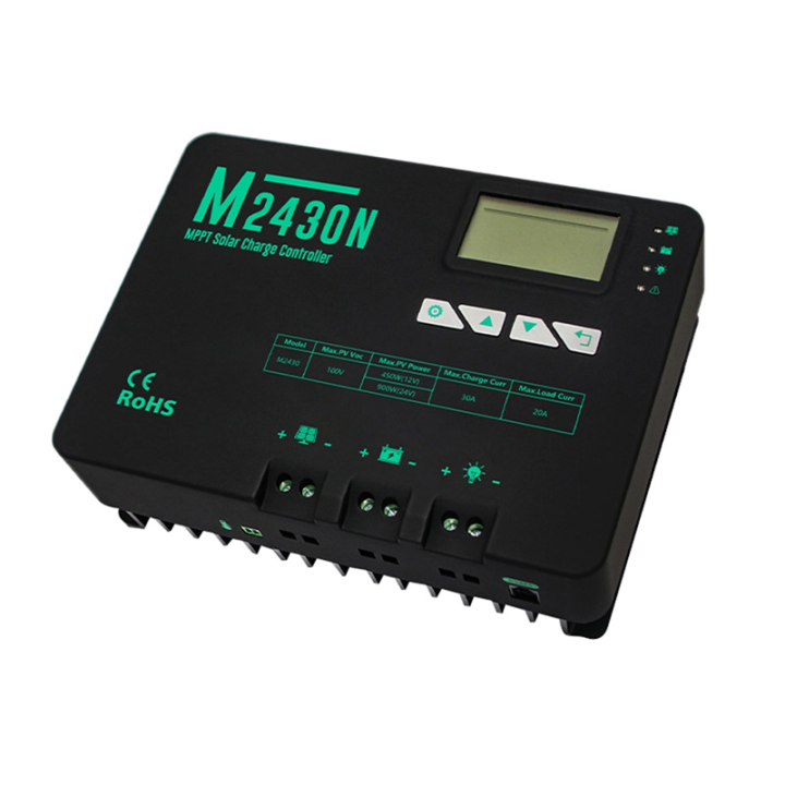 MPPT Solar Controller 12v24v 30A Rv Photovoltaic Controller Marine ...