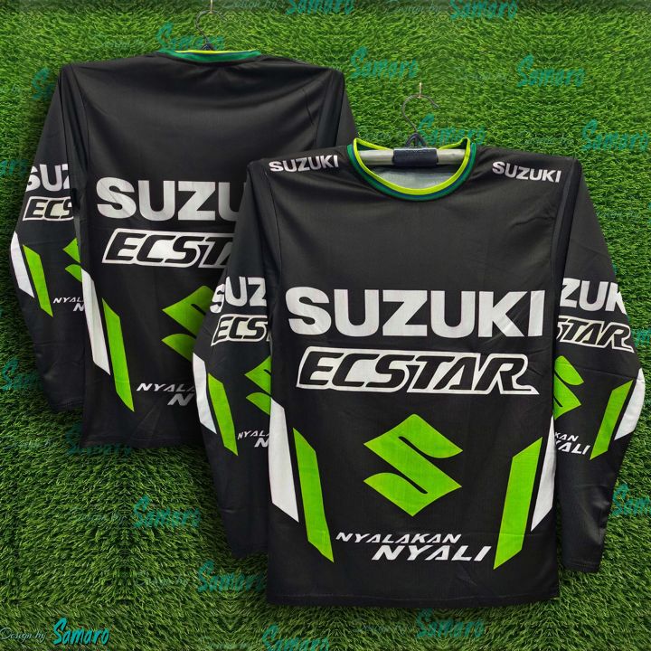 Sujuki Full Sleeve Bike Jersey For Man - Nyalakan Nyala Jersey - Sujuki ...