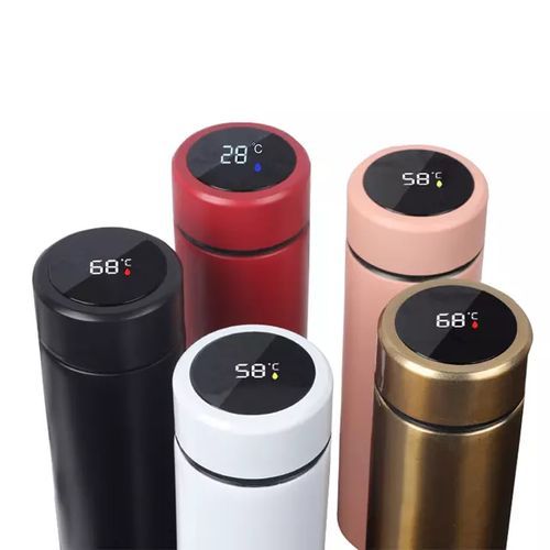 Led Vacuum Thermos Smart Temperature Display Flask 500Ml Insulation ...