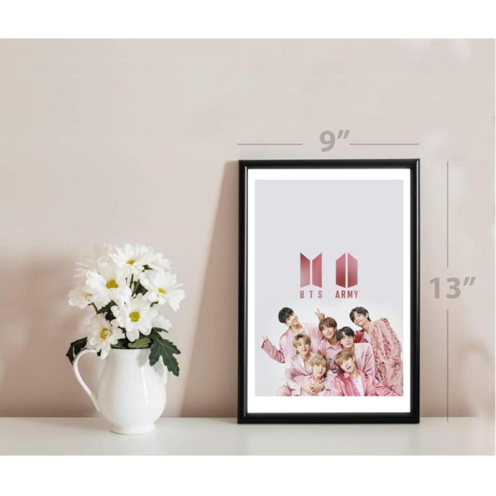 BTS Photo frame for home decoration Picture frame for wall decor wall ...