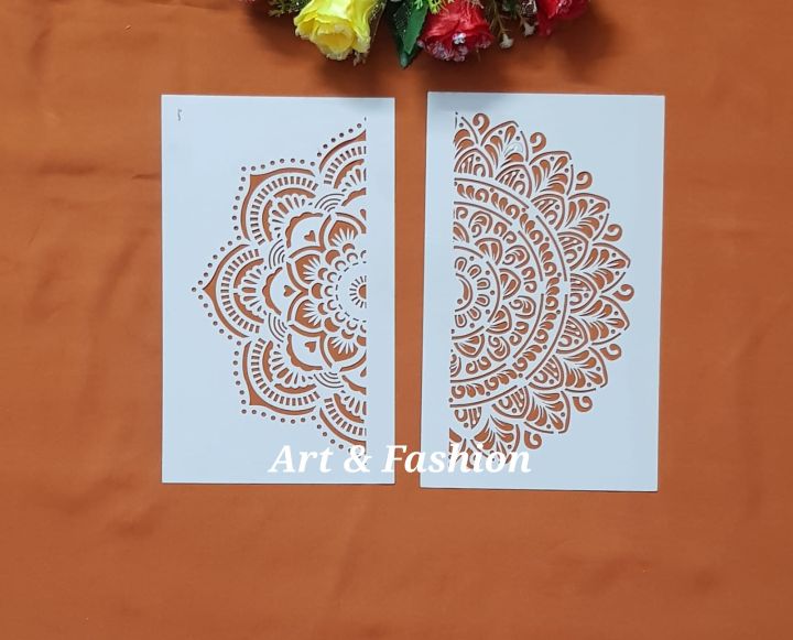 Re-usable stencil designs for panjabi | Daraz.com.bd