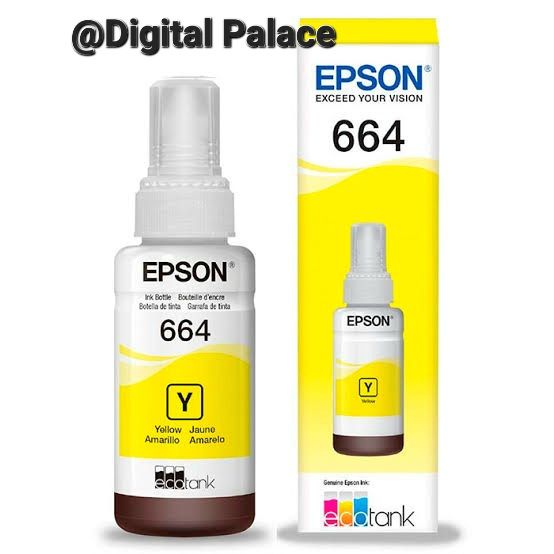Epson Printer 664 Ink 70ml Bottle - Yellow.Made In Philippines/Indonesia | Daraz.com.bd
