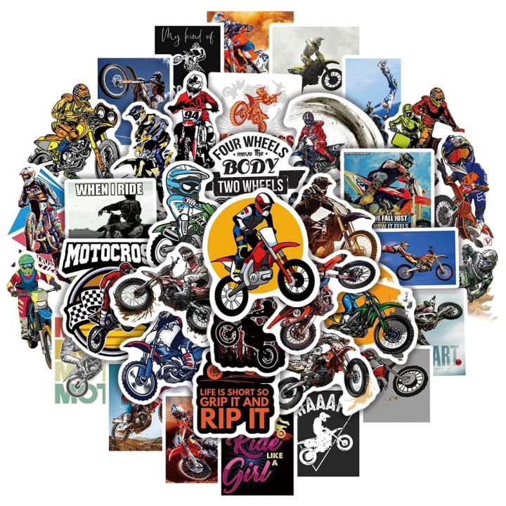 10/30/50PCS MTB Mountain Motorcycle Graffiti Stickers DIY Helmet ...