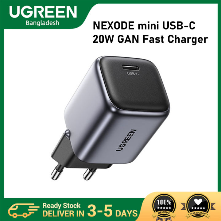 UGREEN CD318 (90664) NEXODE mini USB-C 20W GAN Fast Charger - Nexode Mini 20W PD GaN Tech ...