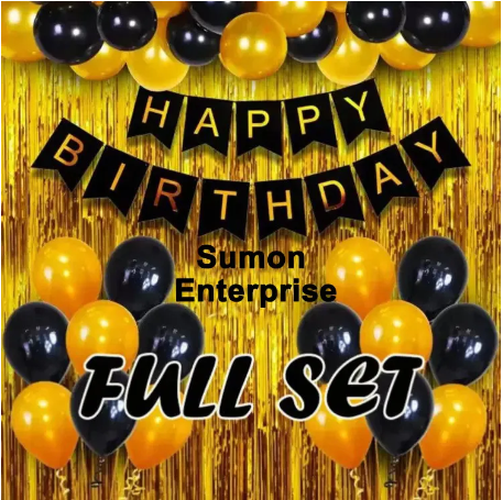 Happy Birthday Combo Full Complete Set | Daraz.com.bd