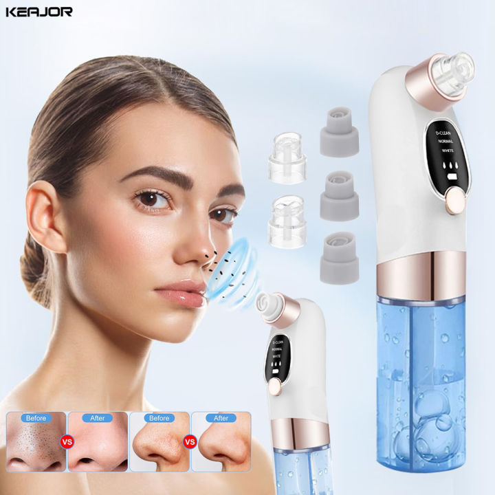 Electric Blackhead Remover Vacuum Bubble Water Cycle Face Hydro Dead ...
