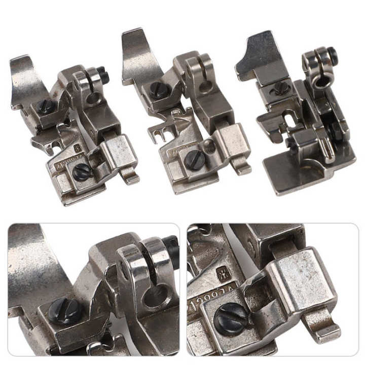 3-piece five-thread presser foot with narrow edge 5-core sewing ...