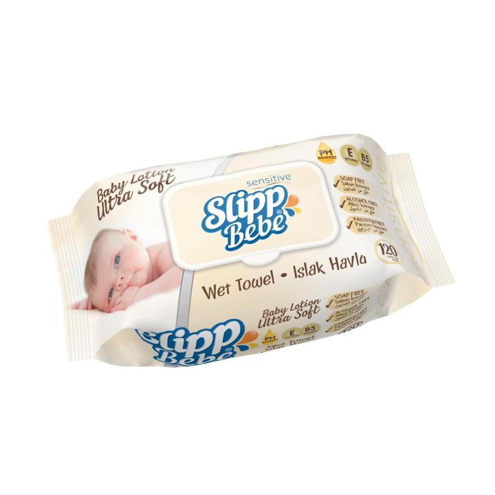 Slipp Bebe Wet Wipes 120 | Daraz.com.bd
