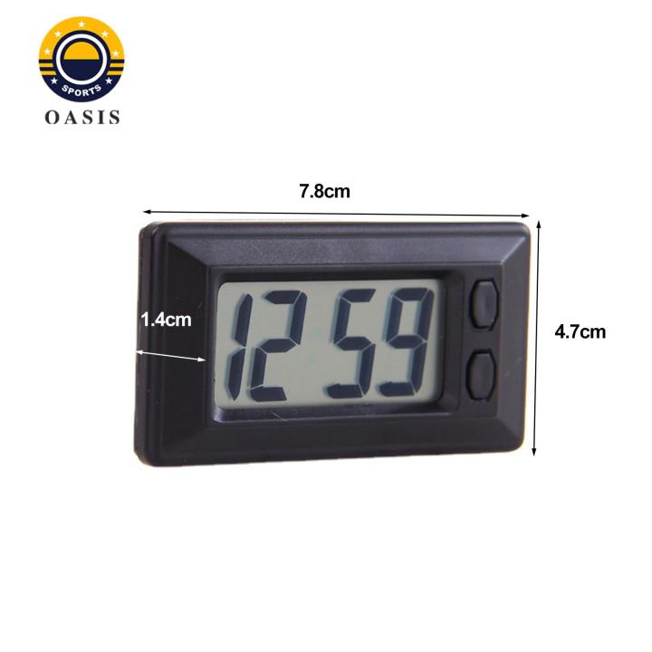 Oasis Mini Car Clock Mini Car Electronic Clock Compact Easy to Install ...