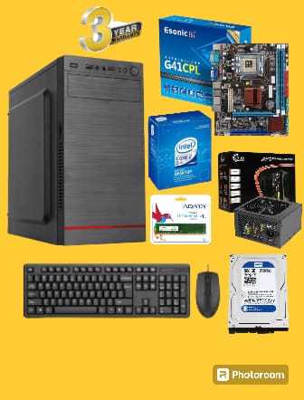 Office Pc Intel Core 2 Duo Processor RAM 4GB Main Board : Intel/ASUS ...