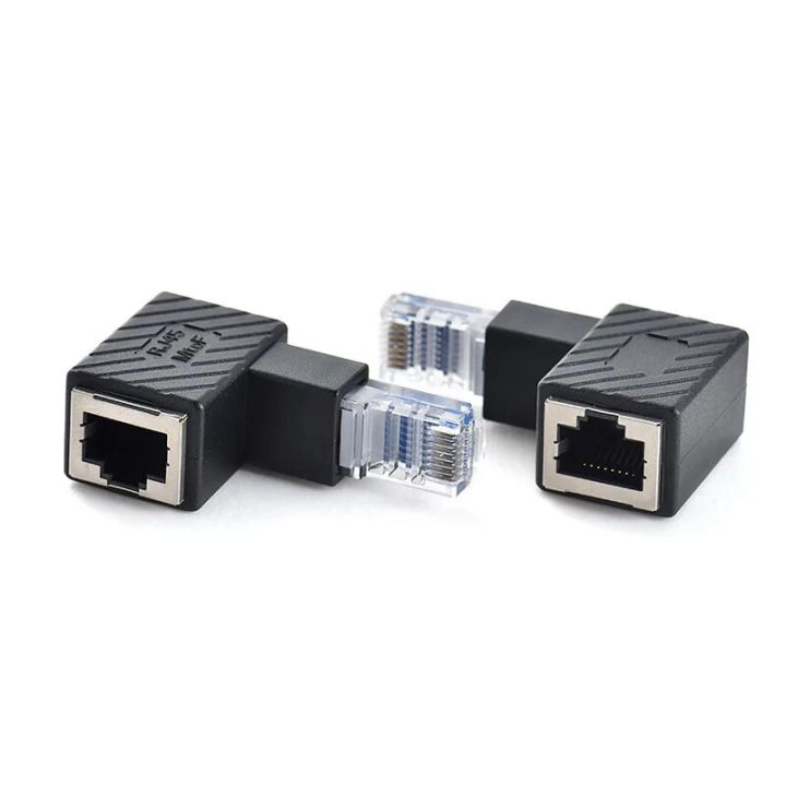 Network Extension Adapter RJ45 Ethernet Up Down Left Right Angled 90 ...