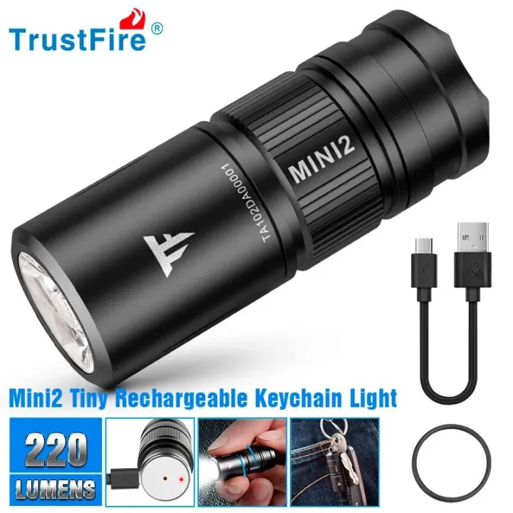【Bestseller】 Trustfire Mini2 Mini Edc Usb Rechargeable 220 Lumens ...