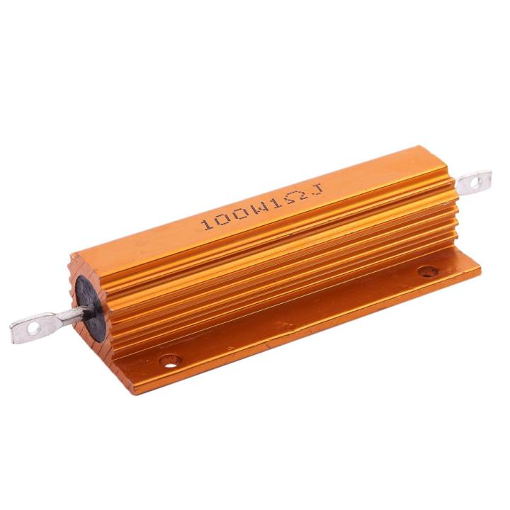 Gold Aluminum Clad Power Resistor Resistance 100W, 1 Ohm 1R | Daraz.com.bd