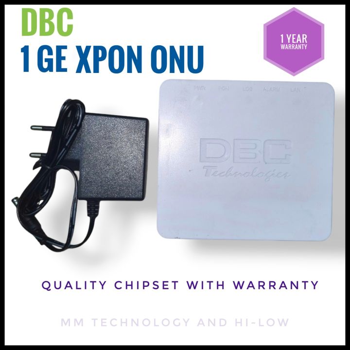 Dbc Brand New 1Ge Xpon Onu (1 Pon Port) - High-Quality Xpon Onu With 1 ...
