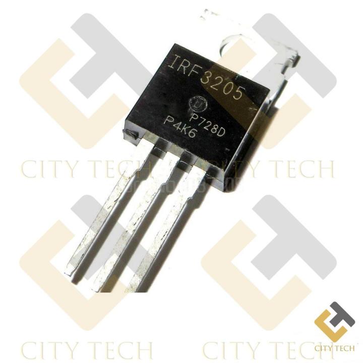 IRF3205 MOSFET IC Medium Class IRF 3205 55V 110A 200W TO-220 N Channel Power MOSFET 3 Pin ...