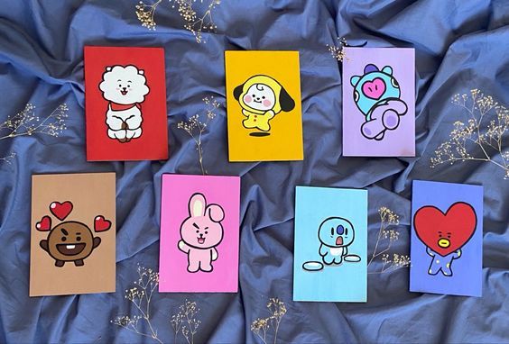 BT20 BTS, Painted Canvas, Acrylic Painting, BT20 BTS Painting | Daraz ...