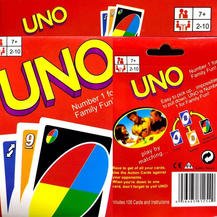 UNO Card (Small Size) - Multicolor | Daraz.com.bd