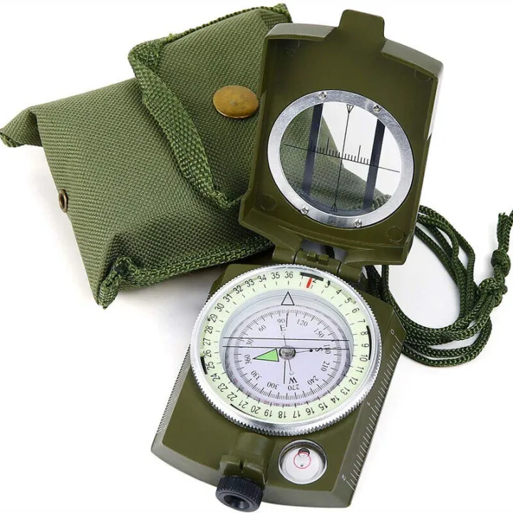 Multi Function Metal Portable Waterproof Lensatic Navigation Luminous ...