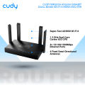 Cudy WR3000 AX3000 Gigabit Dual-Band Wi-Fi 6 Mesh Router - Black | Daraz.com.bd