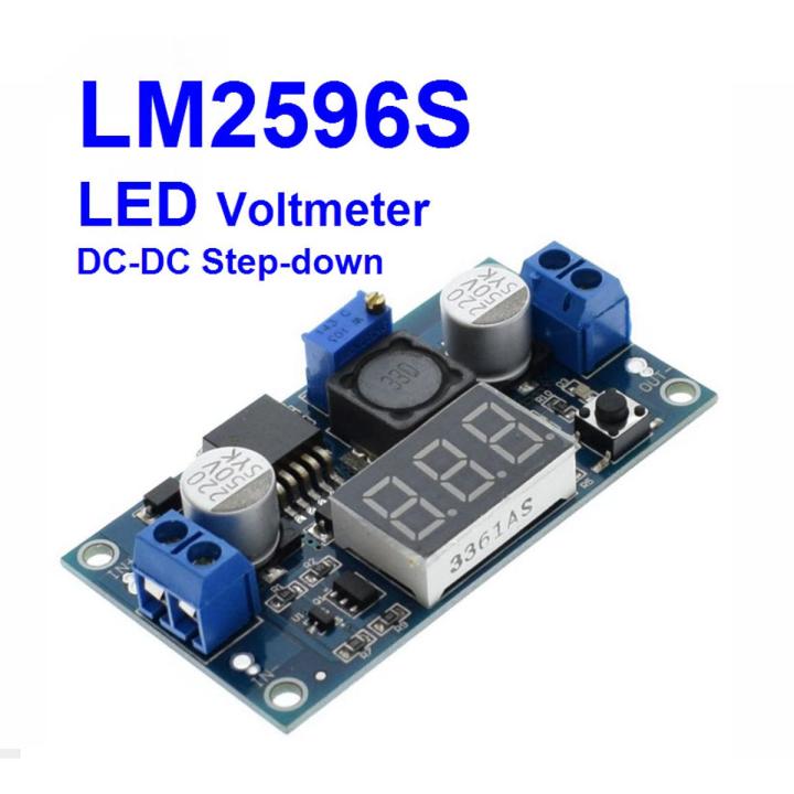 LM2596 DC-DC Buck Module With Digital Display | Daraz.com.bd