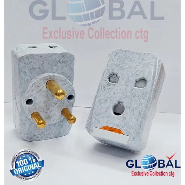 3 pin round plug,15 amp Multi Plug 15A 3-Pin Universal Socket ...