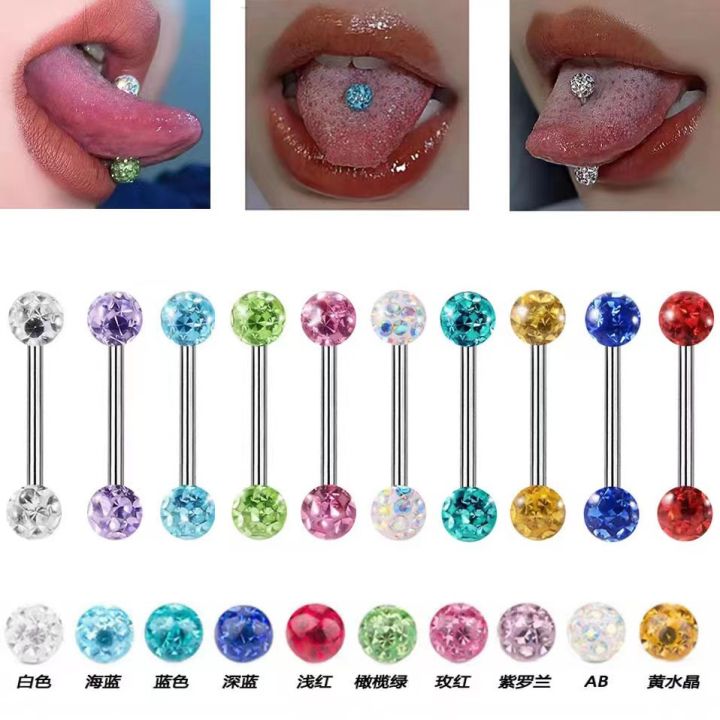 [ New ] Coated Fully Jeweled Ball Never Drop Diamond 5 mm Double Head ...