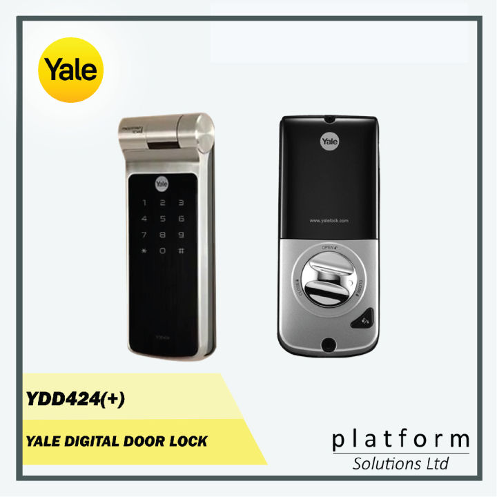 Yale Digital Door Lock (YDD424+) BLUETOOTH DIGITAL FINGERPRINT TUBULAR ...