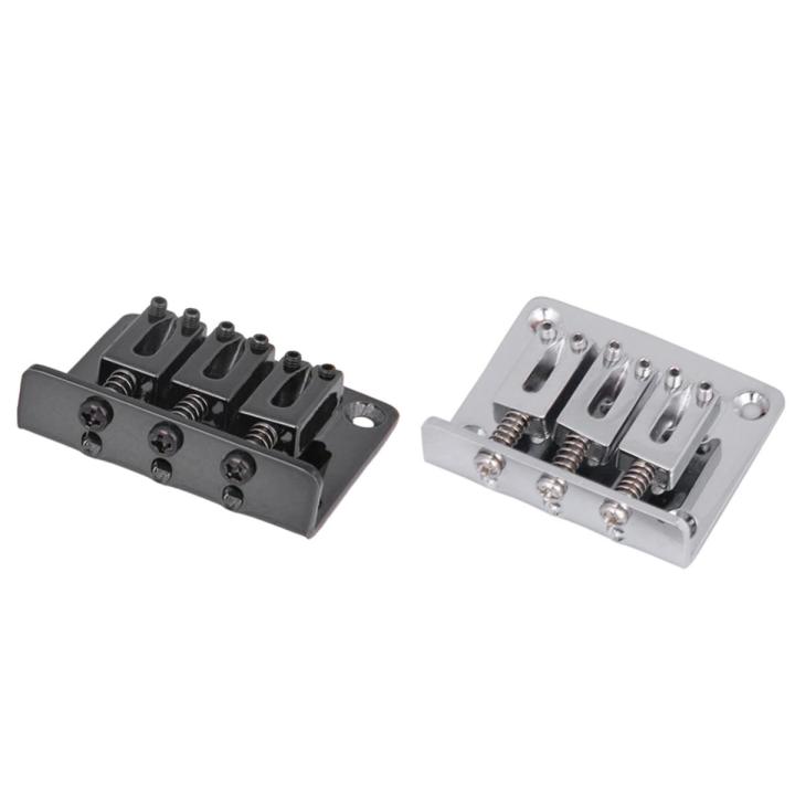 2 Pcs 3-String Top-Loading Style Hard-Tail Adjustable Bridge for Cigar ...