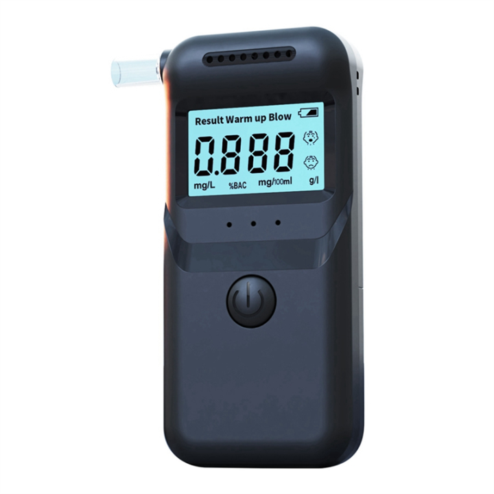 Digital Alcohol Breath Tester with LCD Display Portable Accurate ...