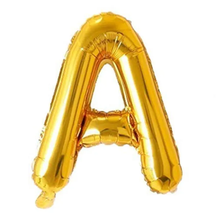 Aluminum Foil Balloons Alphabet Letters | Daraz.com.bd