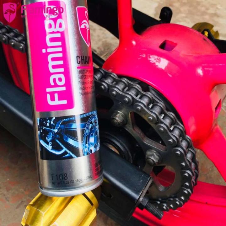 Flamingo Chain Lube for Motorcycle, Bike 220ml (F108) Chain lubricant ...