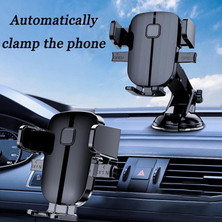 1Pc Car Air Outlet Suction Cup Phone Holder Telescopic 360 Degree ...