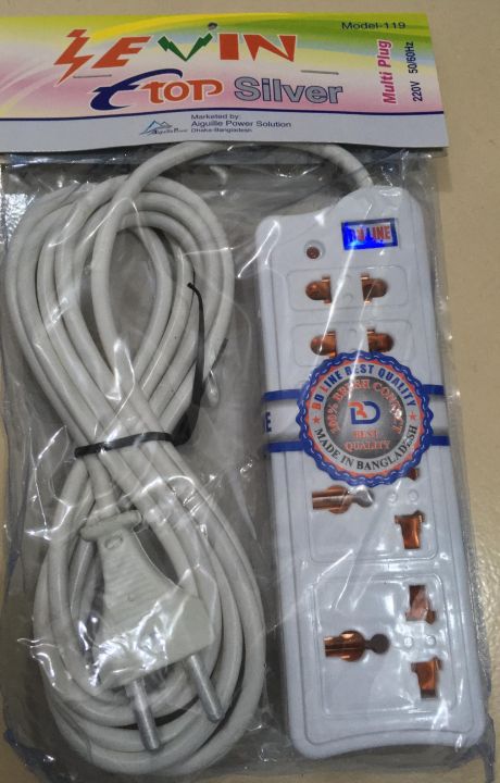 Levin 5 Port Socket Multi Plug | Daraz.com.bd