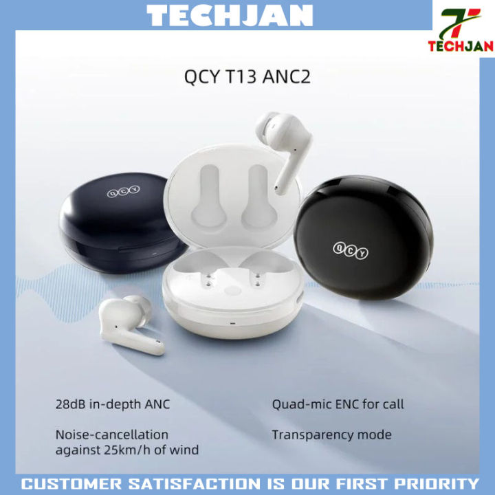 QCY T13 ANC 2 True Wireless ANC Earbuds Bluetooth Earbuds | Daraz.com.bd