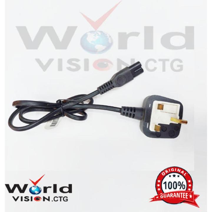 3 Pin UK Power Cable (2.5 Feet long cable) for Laptop with Fuse Power ...