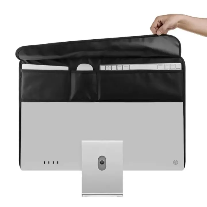 Dustproof cover for 24 inch iMac Display PU leather dust protection ...