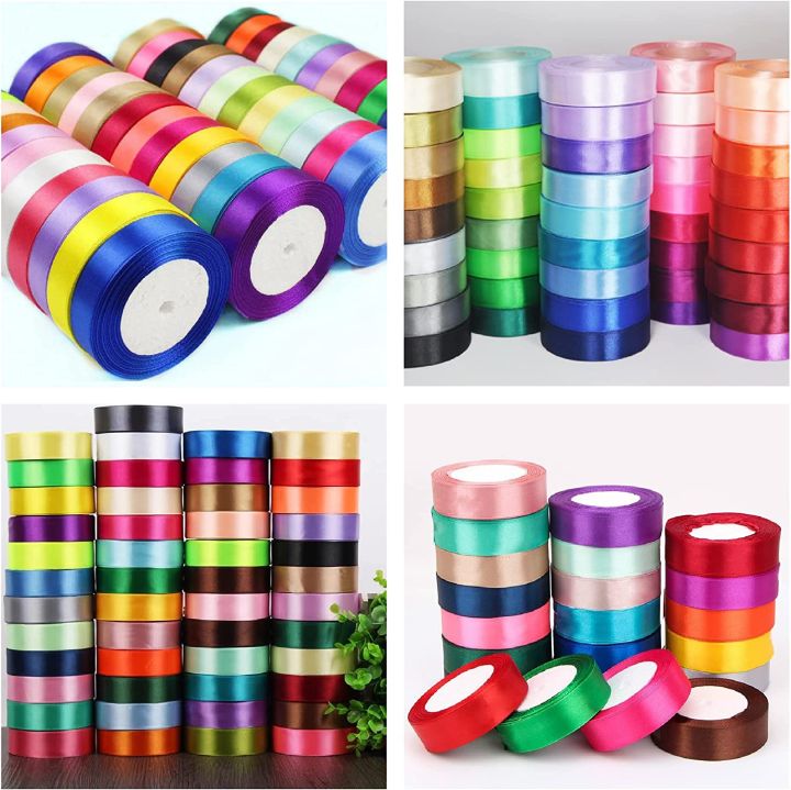 Satin Ribbons 1 inch 75 fee/25 yard 1ps | Daraz.com.bd
