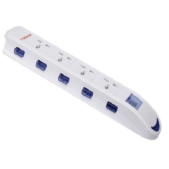 Multi plug Premium White Extension Socket 3 pin 4 socket with USB ...