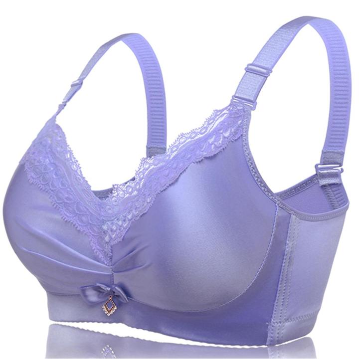 Deep Plunge Lace Wireless Sexy Back Shaping Gather Smoothing Bra ...