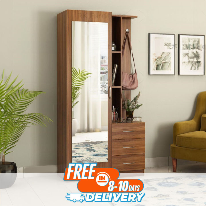 RK MDF BOX Dressing Table with Shelves and Multiple Drawers | Daraz.com.bd