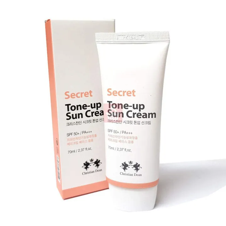 Christian Dean Secret Tone-Up Sun Cream with SPF50+ - 70ml | Daraz.com.bd