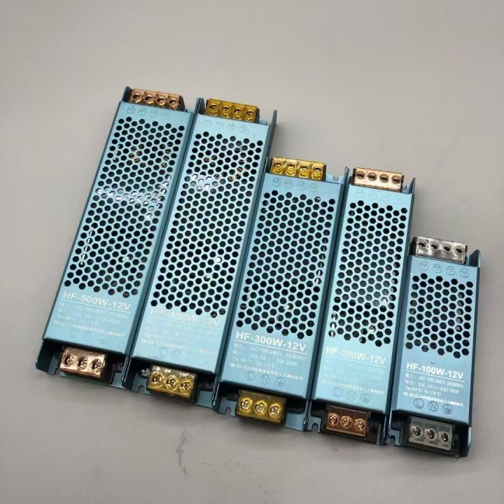 Power supply for LED strip 60W 100W 150W 200W 300W 400W DC 12V 24V non ...