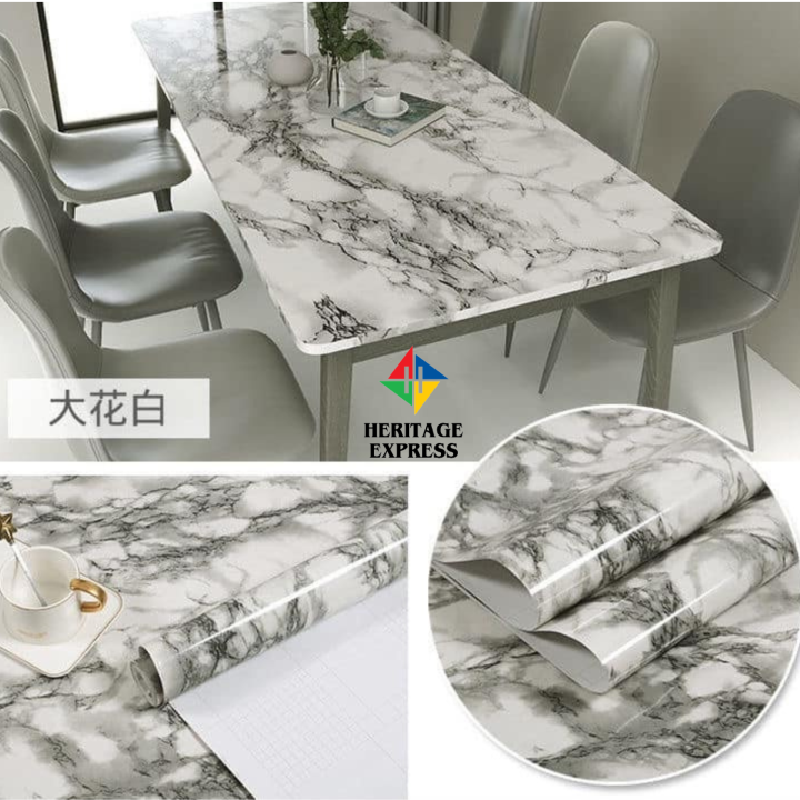 Premium Quality - 2m Adhesive Vinyl Wallpaper Furniture Office Cabinet ...