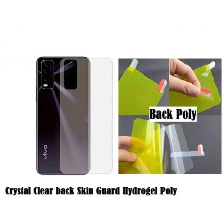 Vivo Y20 Crystal Clear Transparent Mobile Back Skin Sticker Glossy ...