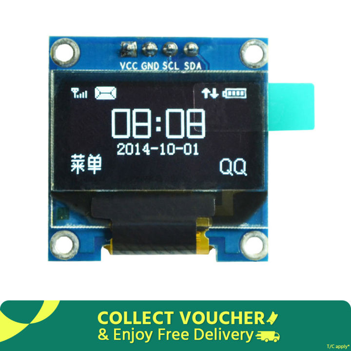 0.96 INCH IIC/I2C SERIAL 128×64 OLED DISPLAY MODULE FOR ARDUINO | Daraz ...