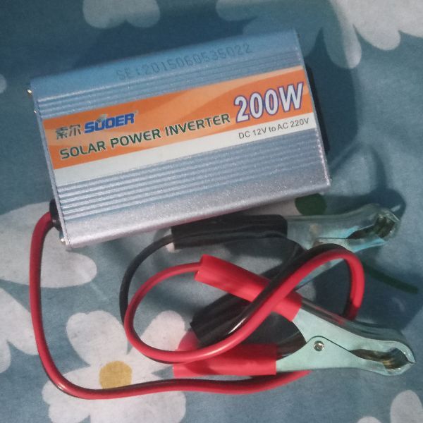 Solar Power Inverter-200W DC 12V to AC 230V | Daraz.com.bd