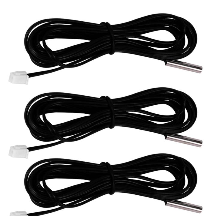 3X 2M NTC Thermistor Temperature Sensor Waterproof Probe Wire 10 K 1% ...