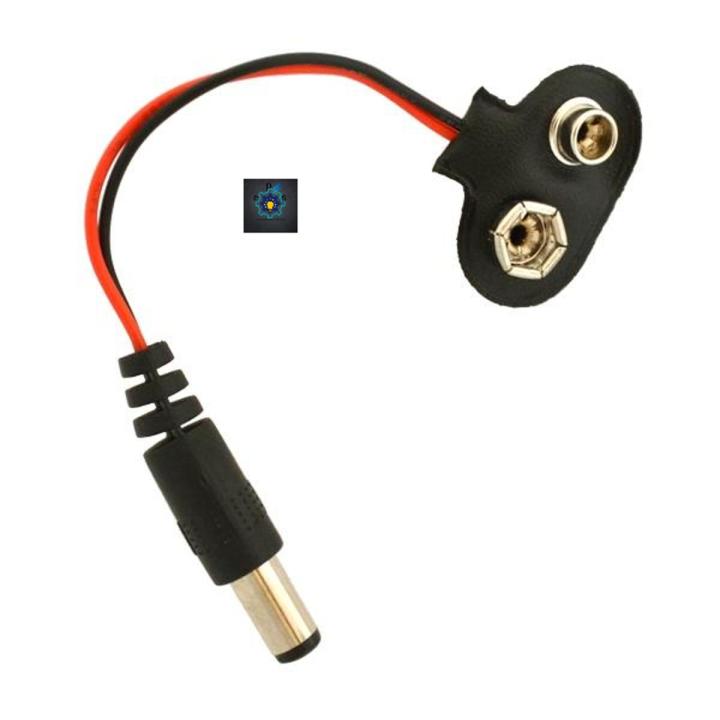 9 Volt Battery Connector With DC Jack & Socket | Daraz.com.bd